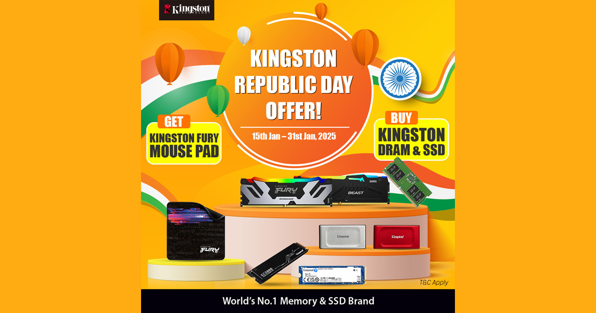 Upgrade Your Setup this Republic Day with Kingston’s Exclusive Offer! – Indian Scoops